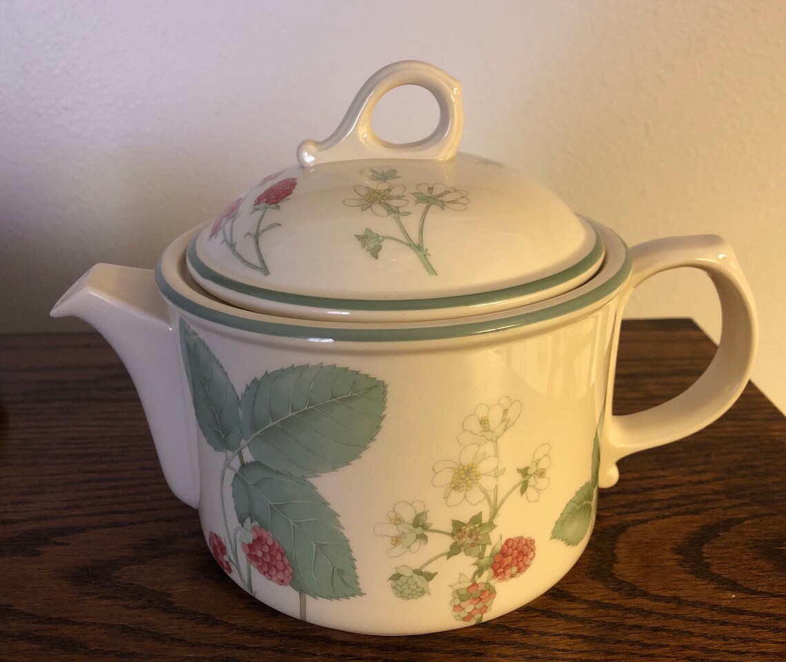 Choice Wedgwood Raspberry Cane Teapot Sugar Bowl Creamer - Etsy