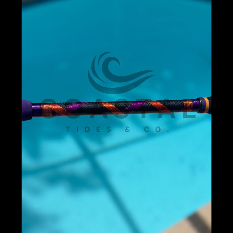 Custom "luna Citrus" Saltwater Fishing Rod | Gift for Him | Gift for ...