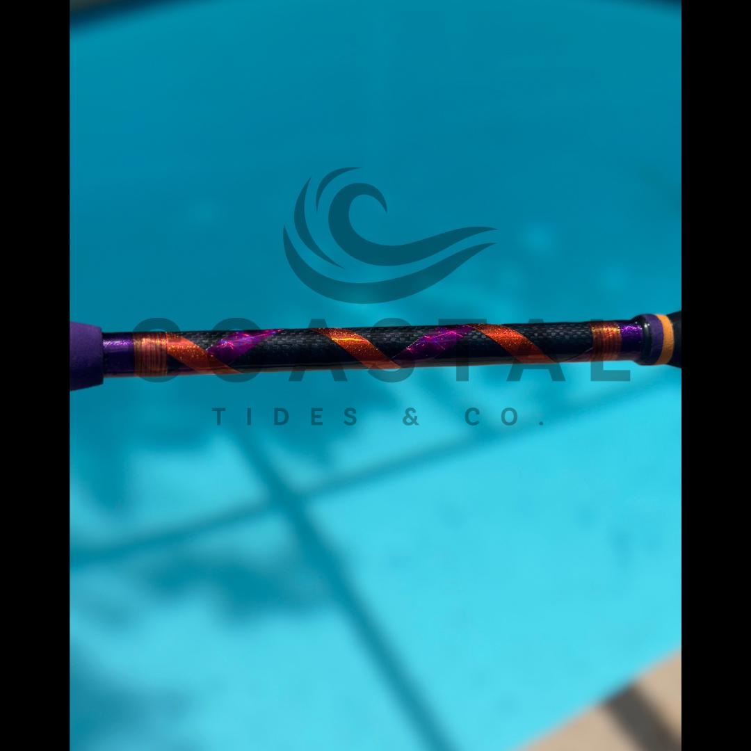 Custom "luna Citrus" Saltwater Fishing Rod | Gift for Him | Gift for Her | Fishing | Spinning ...