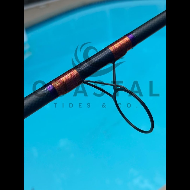Custom "luna Citrus" Saltwater Fishing Rod | Gift for Him | Gift for ...