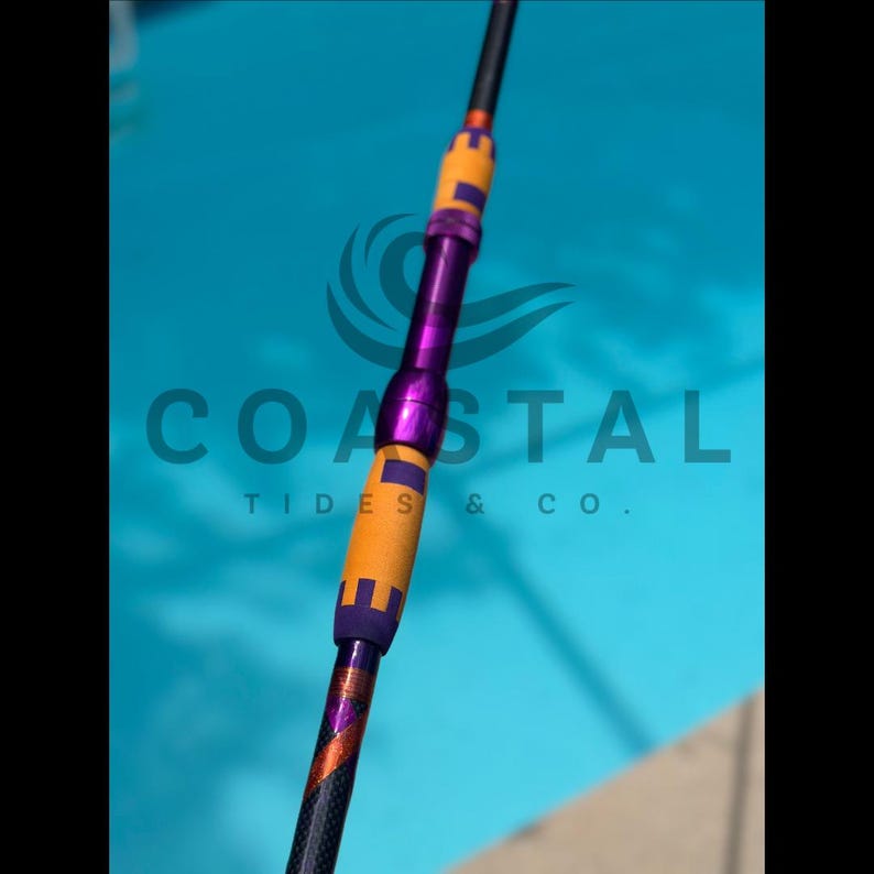 Custom "luna Citrus" Saltwater Fishing Rod | Gift for Him | Gift for ...