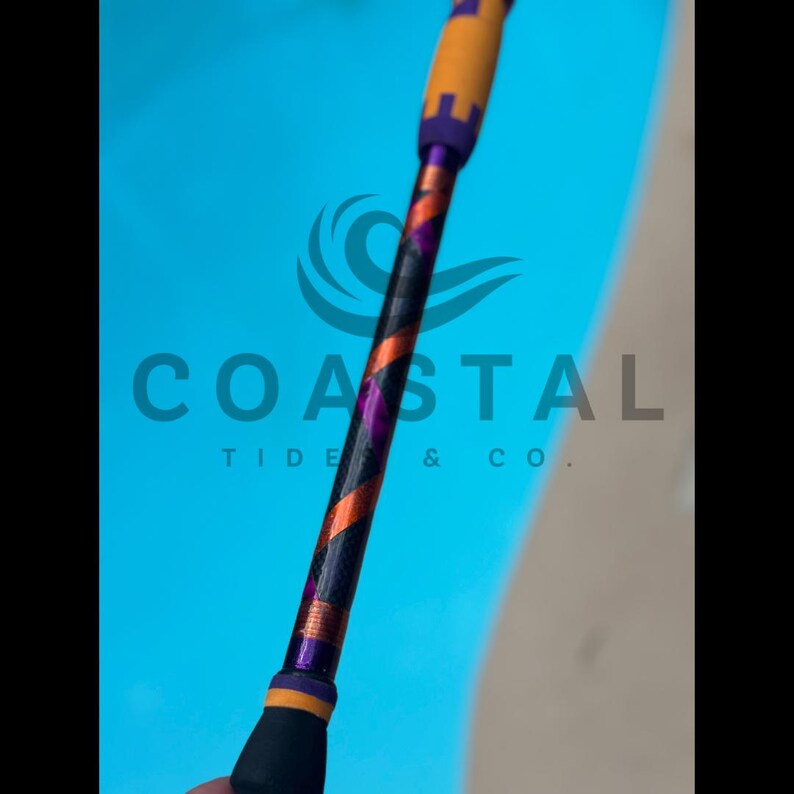 Custom "luna Citrus" Saltwater Fishing Rod | Gift for Him | Gift for ...