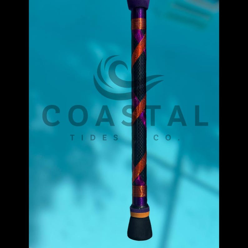 Custom "luna Citrus" Saltwater Fishing Rod | Gift for Him | Gift for ...