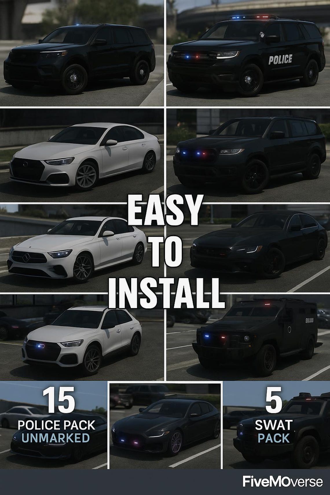 FIVEM 450+ Debadged Car Pack | Fivem Cars | Fivem Vehicles | Fivem Custom Cars | Fivem Truck ...