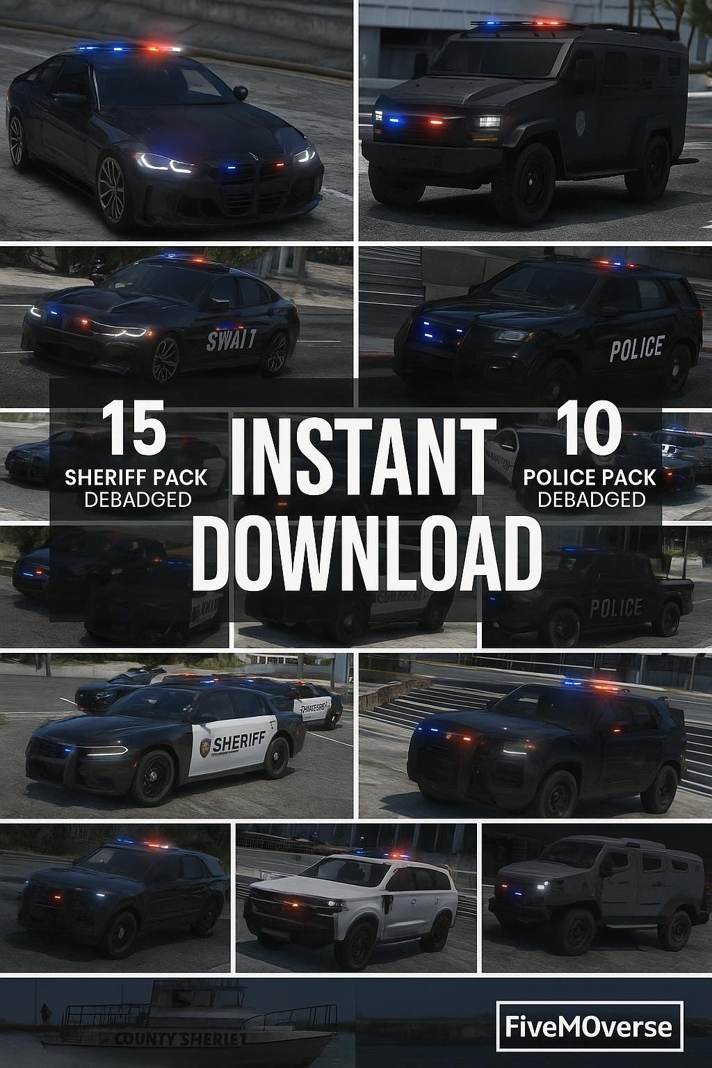 FIVEM 450+ Debadged Car Pack | Fivem Cars | Fivem Vehicles | Fivem Custom Cars | Fivem Truck ...