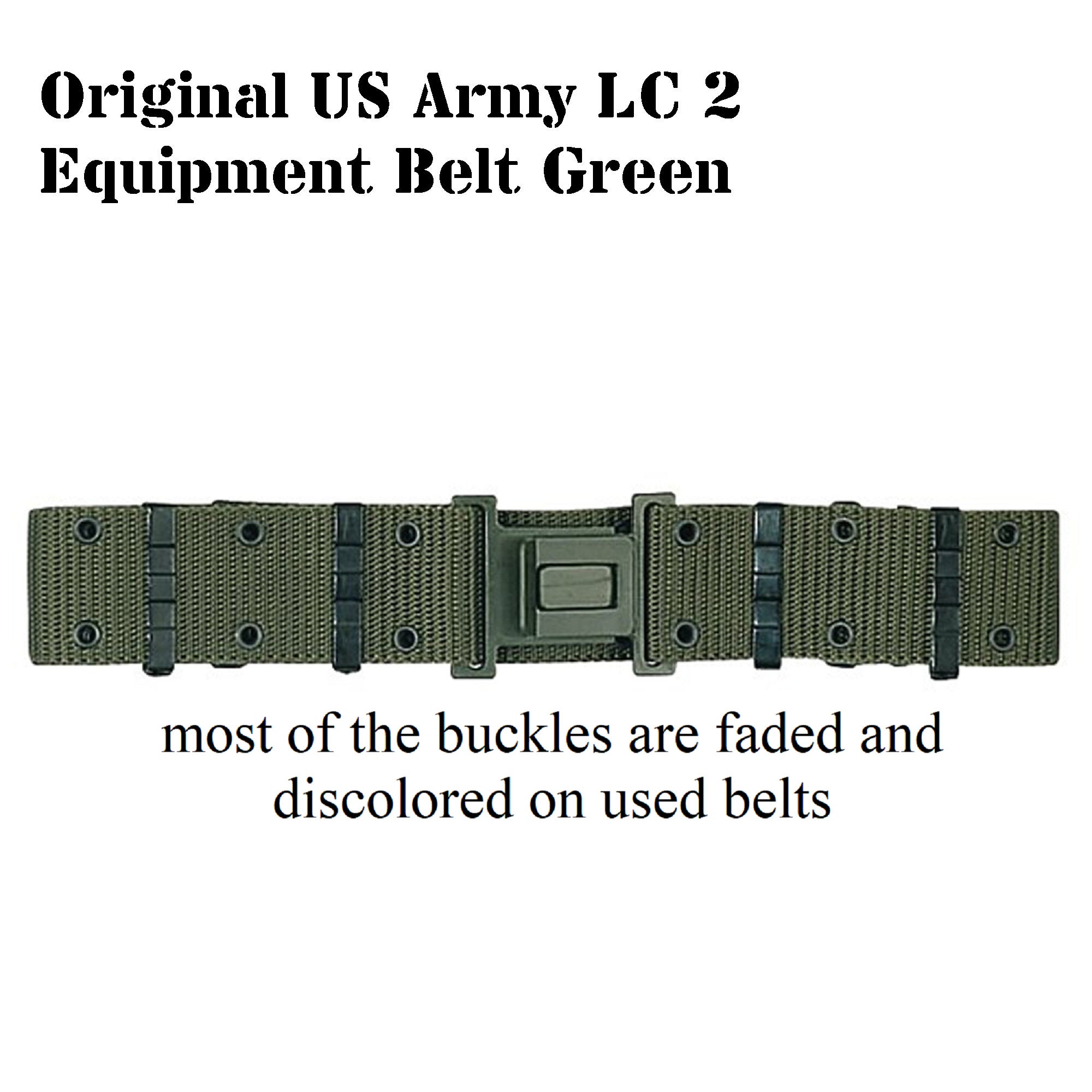 An Original US Army LC 2 Equipment Belt Olive Drab Green - Etsy
