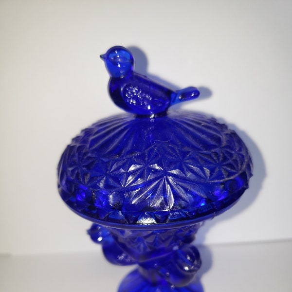 Cobalt Blue Bird - Etsy