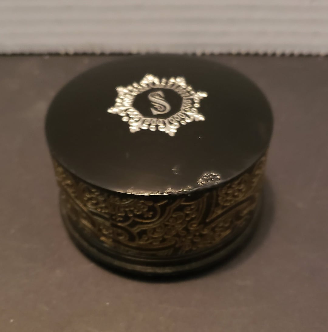 Siffari Black Ring Box, Velvet Lined Ring Box, Trinket Box, Trinket ...