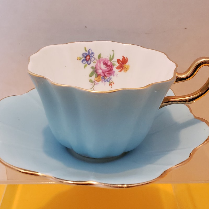 Scalloped Tea Cup - Etsy