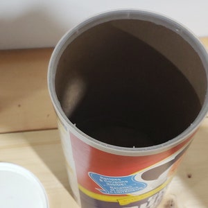 Quaker Oats Oatmeal Empty Advertising Cardboard Container, Gruau Quaker ...