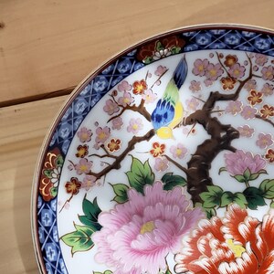 Vintage Imari Plate, Bird and Floral Japanese Porcelain Plate - Etsy