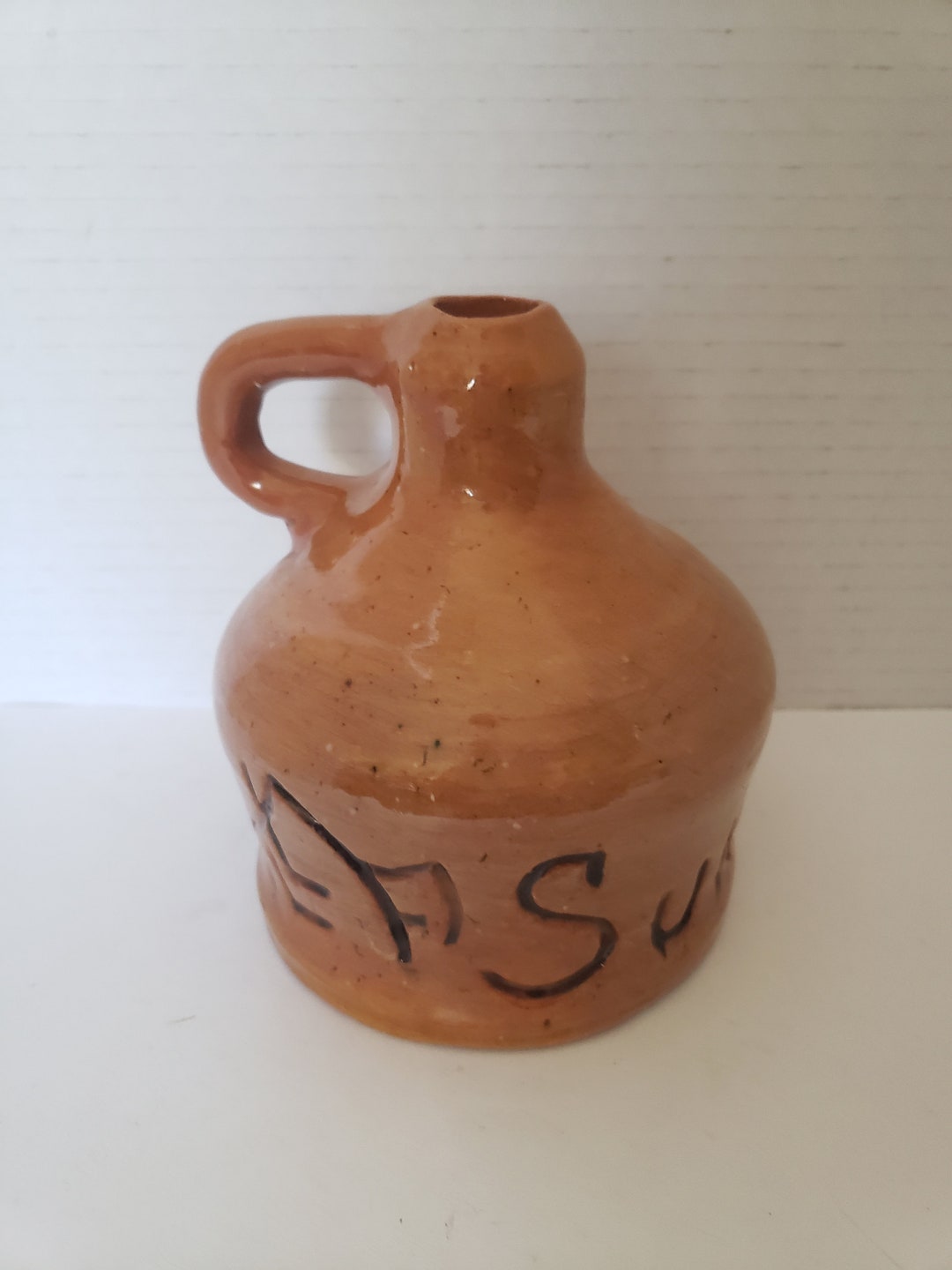 Hand Made Pottery Jar Jug, Signed on Base - Etsy