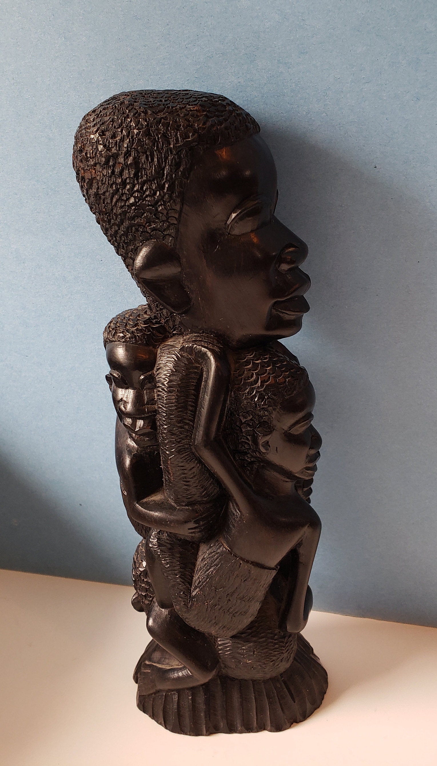 Makonde Tribe Tanzania Carved Figurine / Family Tree of Life / | Etsy