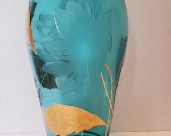 Aqua Vase - Etsy