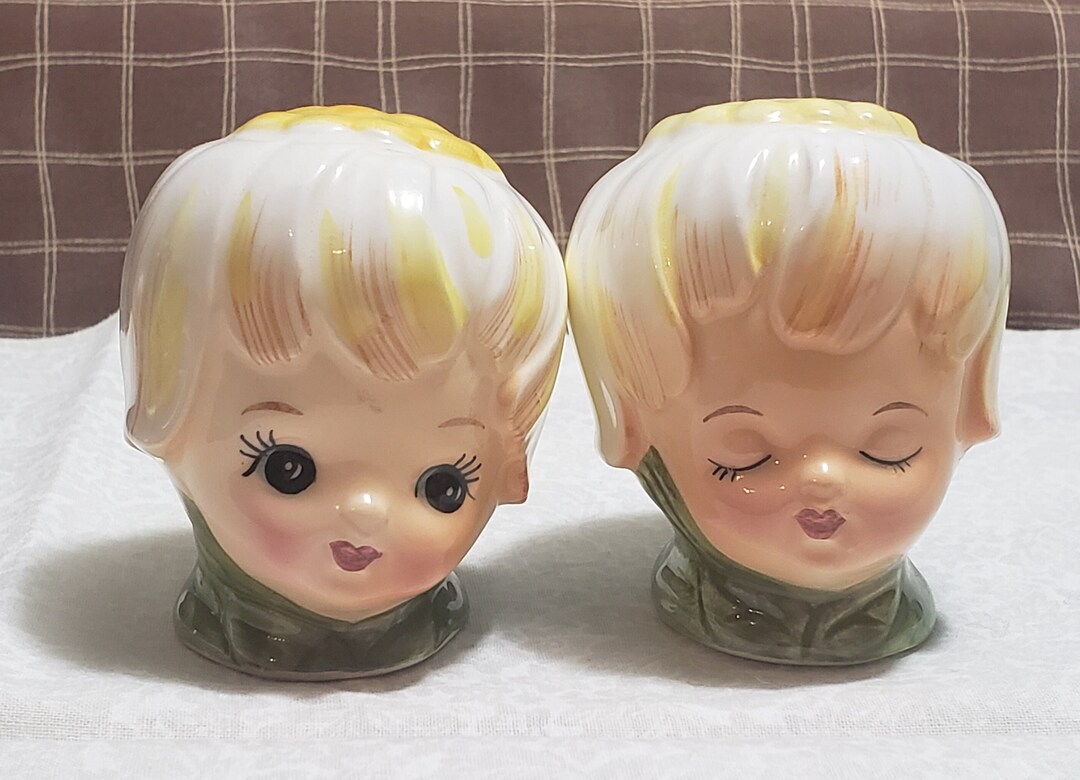 Lefton Thumbelina Honey Buns Salt Pepper Shaker, Vintage Salt Pepper ...