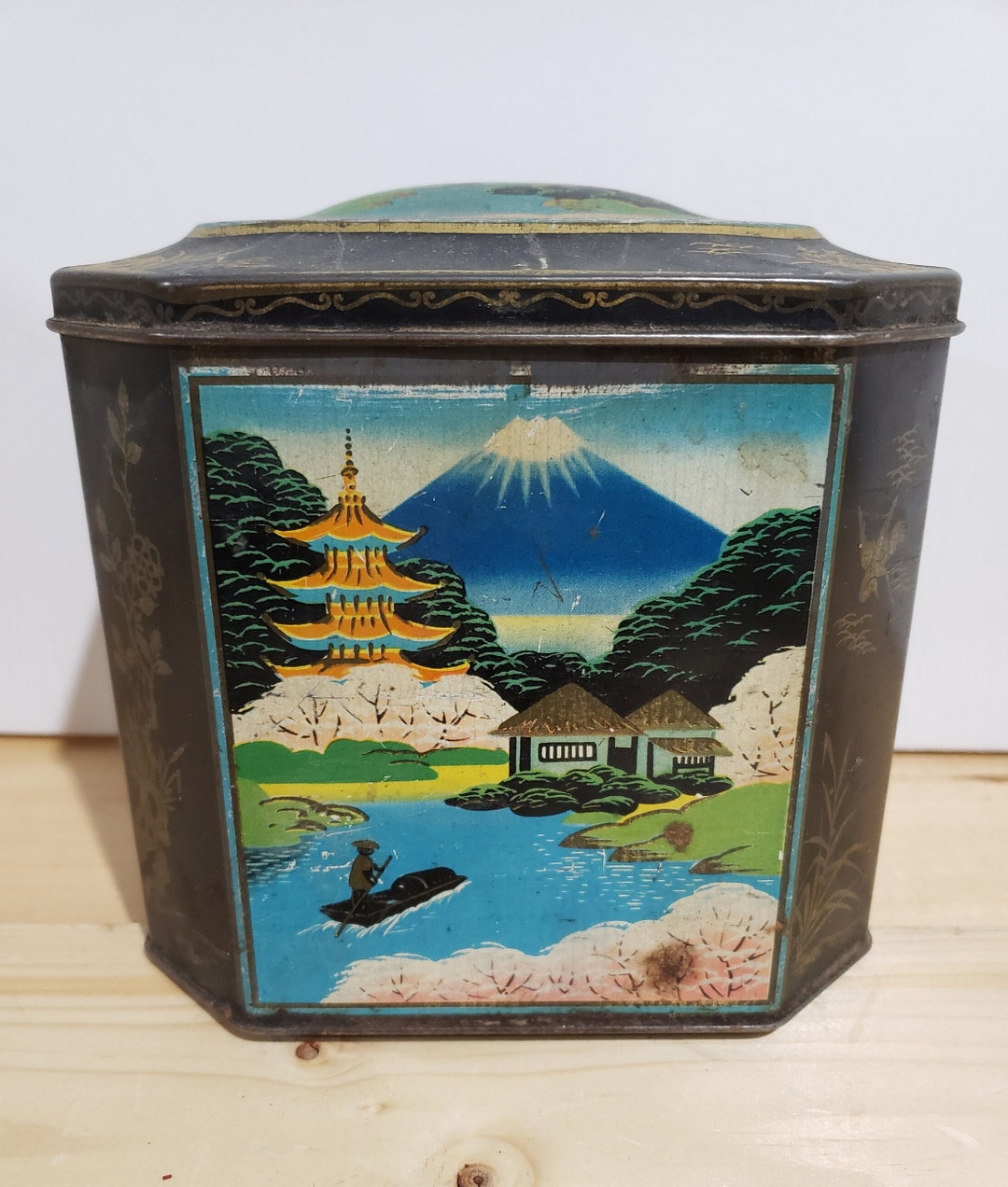 Vintage Parry Sweets Confectionery Advertising Lithograph Tin, Oriental ...