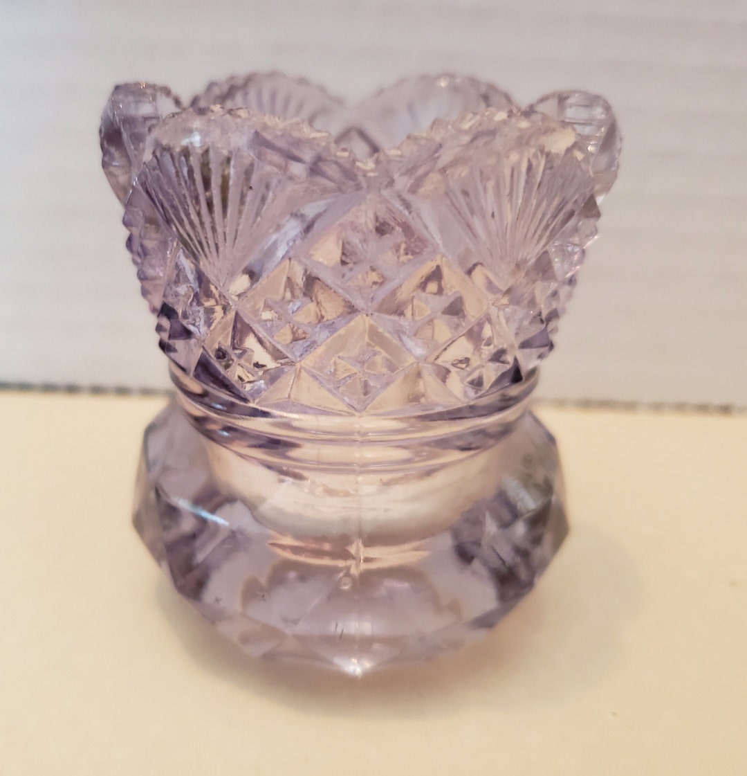 Irradiated?? Amethyst Crystal Vase / Toothpick Holder - Etsy