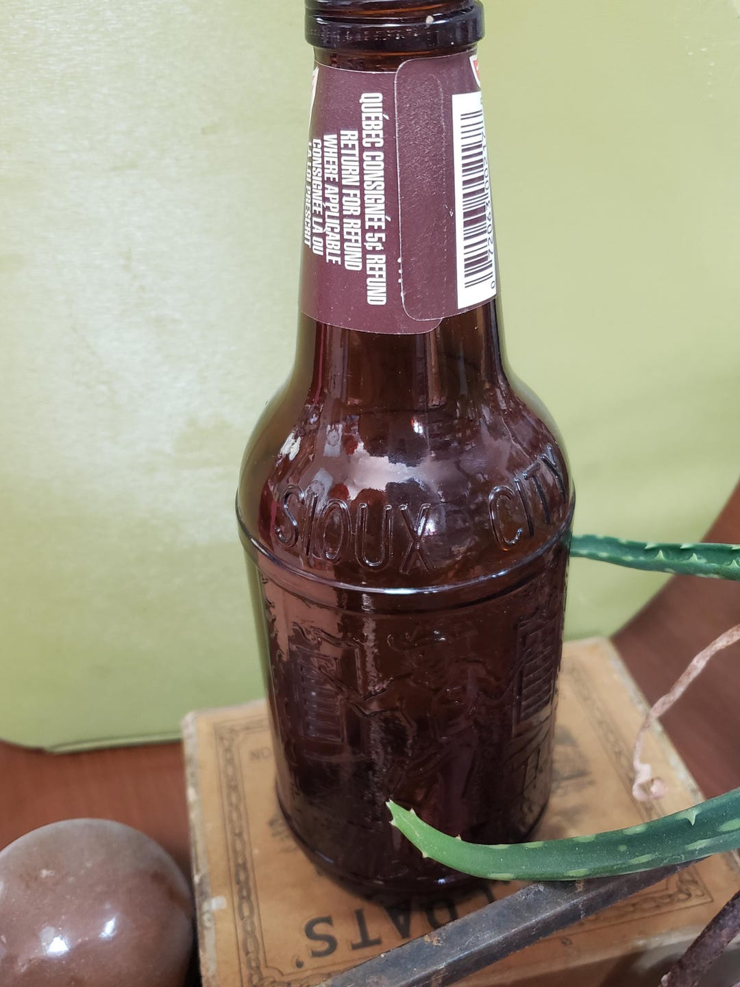 Sioux City Sarsaparilla Soda Bottle, Cowboy Saloon Embossed Brown Soda ...