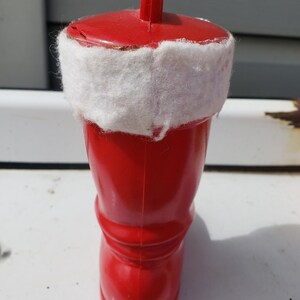 Santa's Money Box Boot, Vintage Boot Plastic Piggy Bank, Made in ...