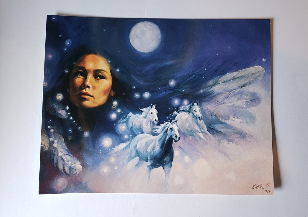 Buy Collectors' Card Leanin' Tree / Moon Dancer by Detha Watson Eagle ...