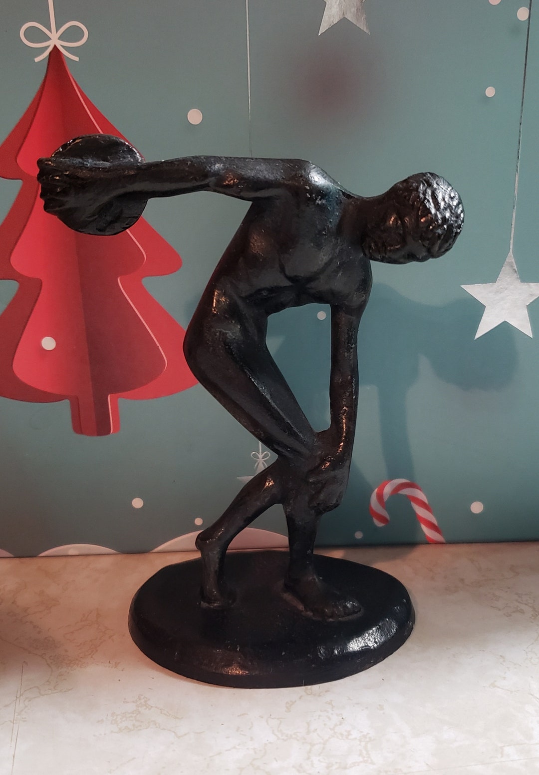 Discobolus of Myron Figure, Discus Thrower, Athlete Ancient Greece ...