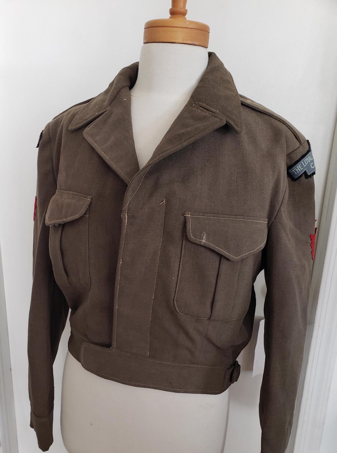 Vintage Army Cadets Jacket, 49th Royal Edmonton Regt Canada, RACC ...