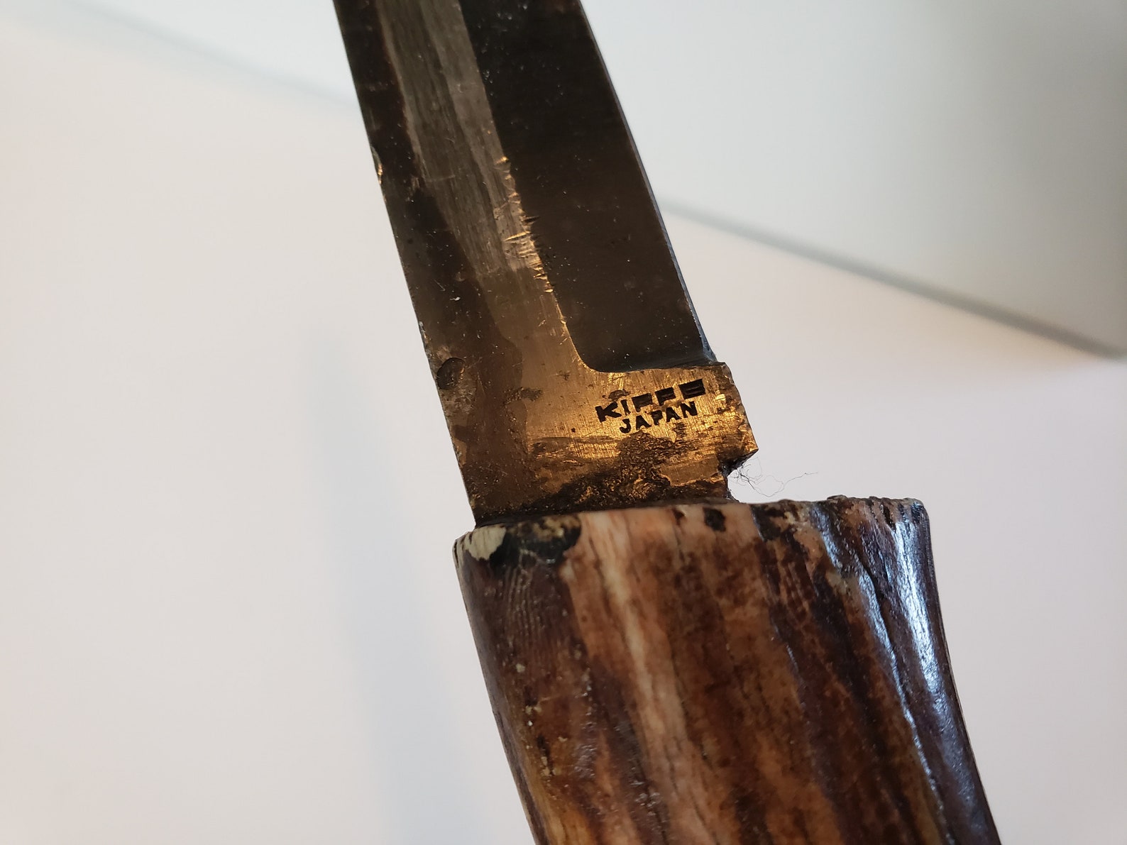 Vintage Kiffe Japan Military Knife Hand Carved Old Wise - Etsy Canada