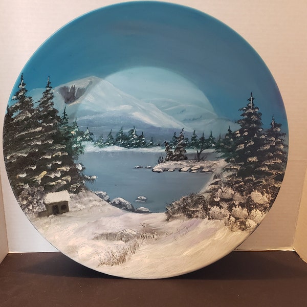 Painted Gold Pan - Etsy