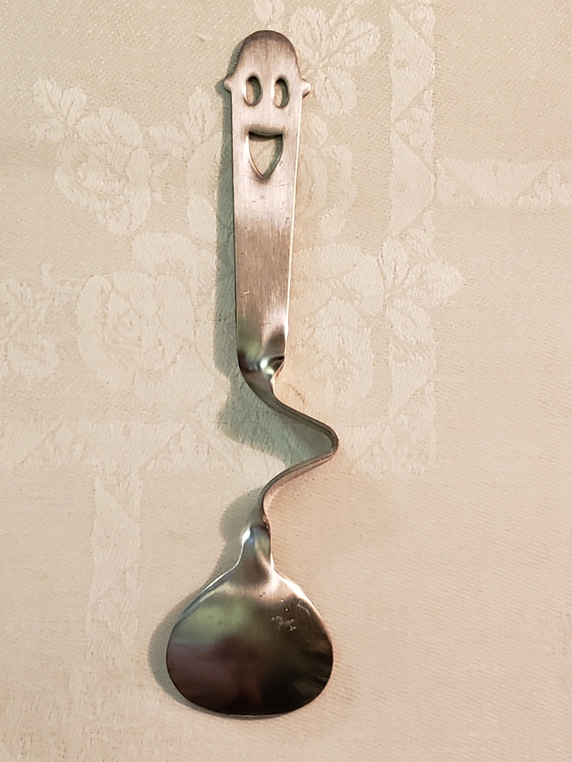 Metal Twisted Halloween Ghost Baby Spoon / Halloween Condiment - Etsy