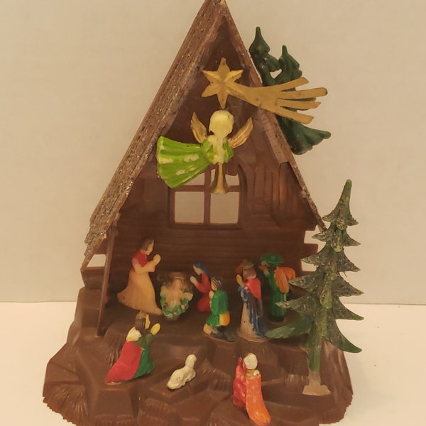 Plastic Nativity - Etsy