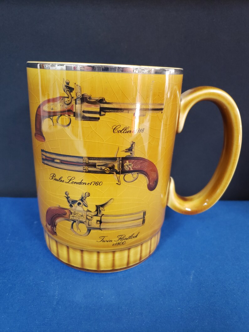 Palissy Royal Worcester Tankard Gun Designs Made in England Drink ...