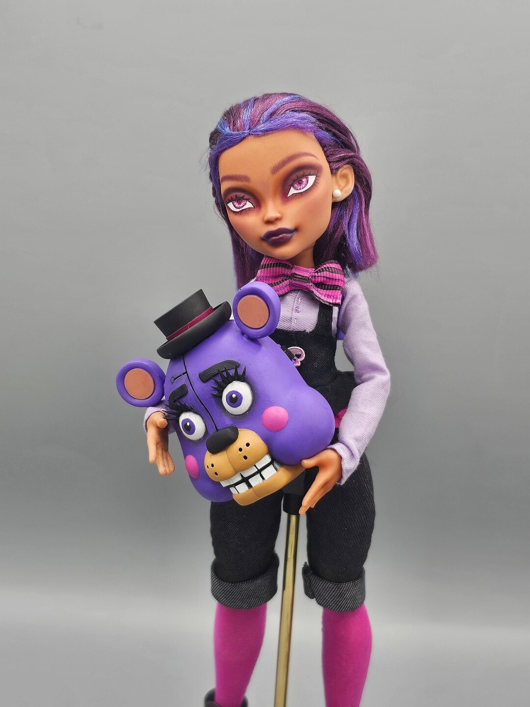OOAK Five Nights at Freddy's Monster High Custom Artdoll FNAF - Etsy