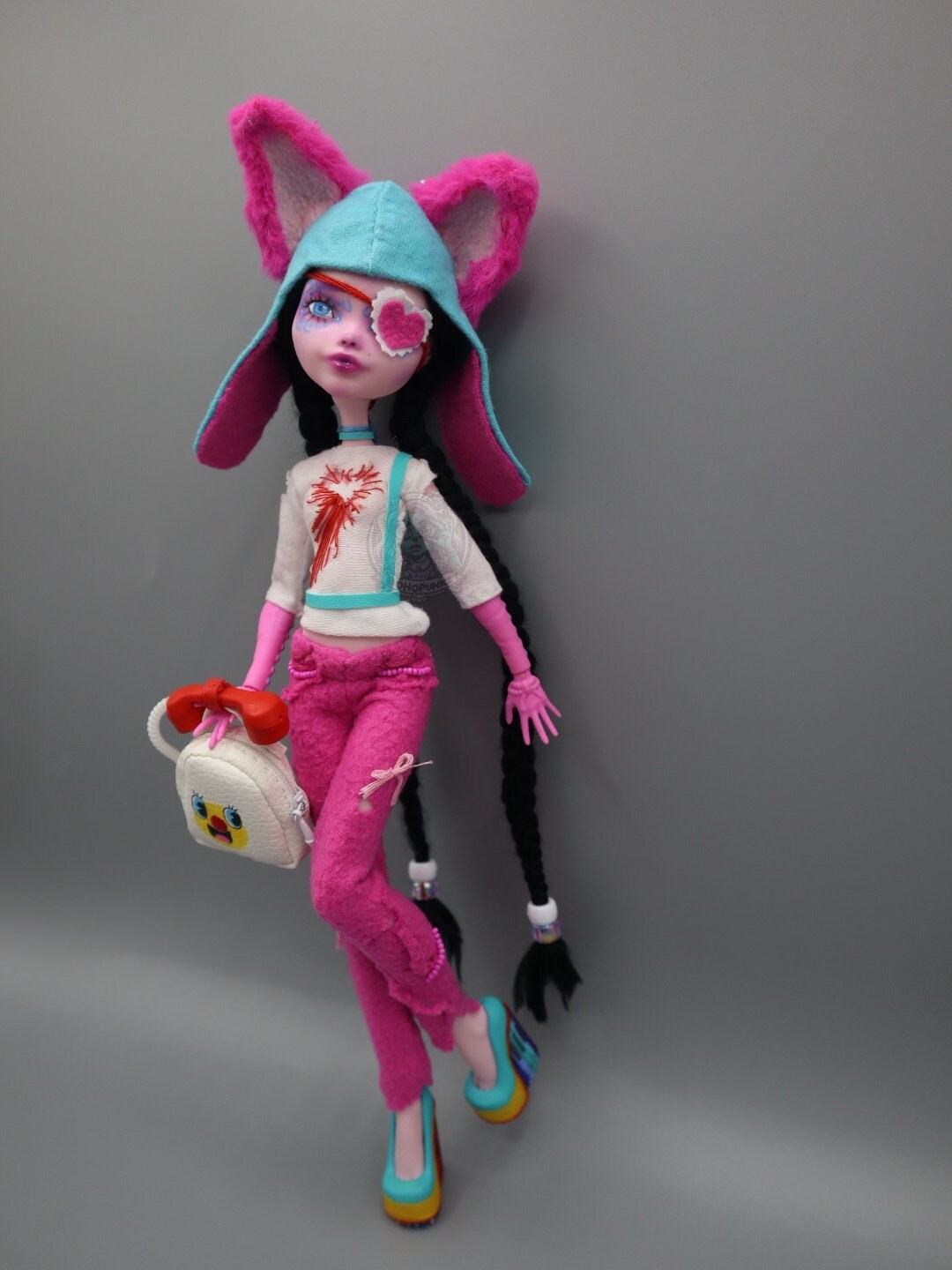 OOAK Kidcore Monster High Custom Artdoll - Etsy
