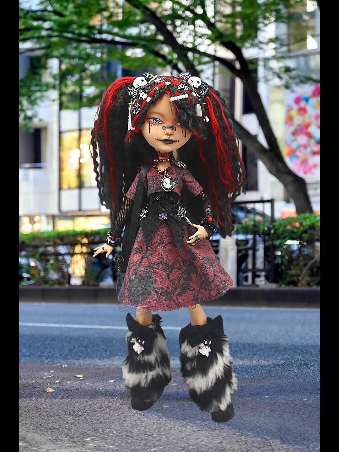 OOAK Goth Decora Ever After High Artdoll - Etsy