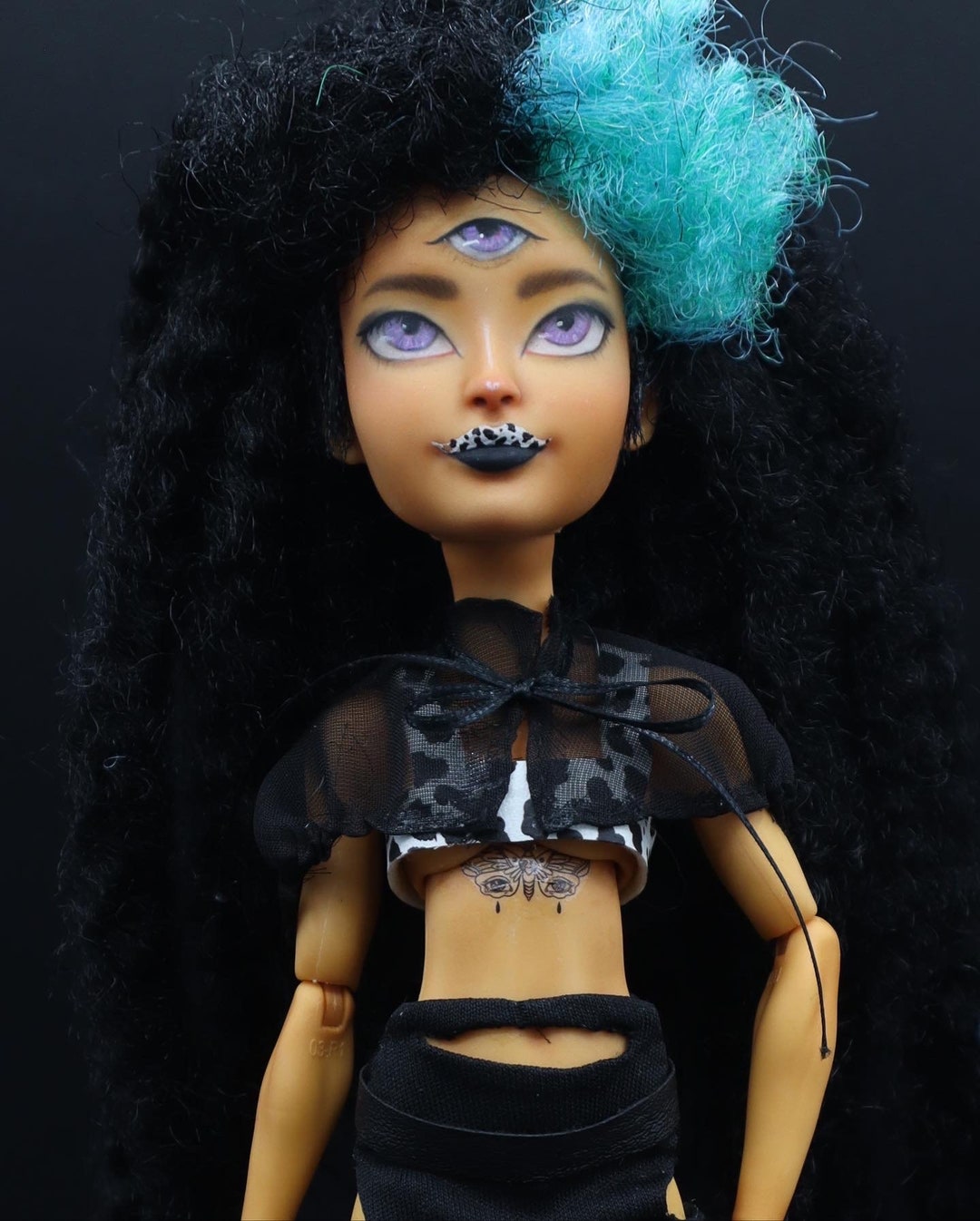 OOAK Alt Dcgirl Starfire Custom Artdoll - Etsy