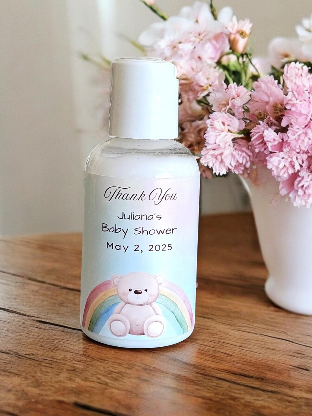 Baby Shower Favor, Personalized Party Favour, Teddy Bear Party Favor ...