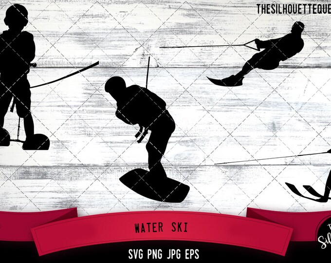 Water Ski Svg Water Ski Png Waterski Svg Png Bundle Cricut Cut File ...