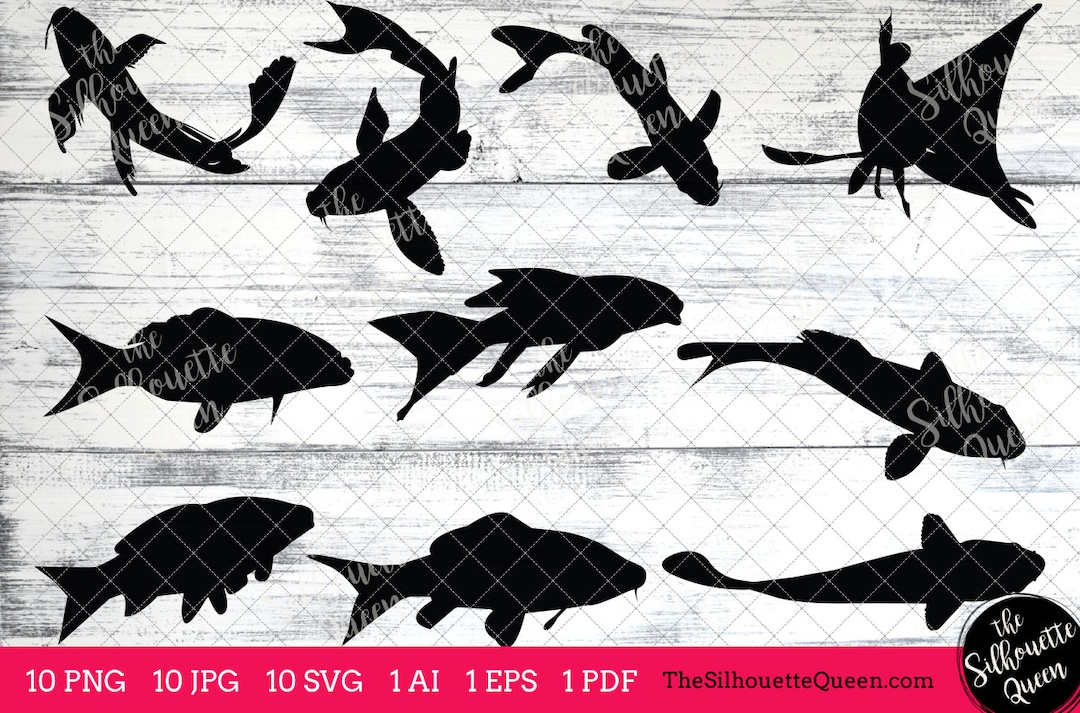 Pet Fish SVG , Koi Fish SVG, Koi Fish Cut File for Cricut Design ...