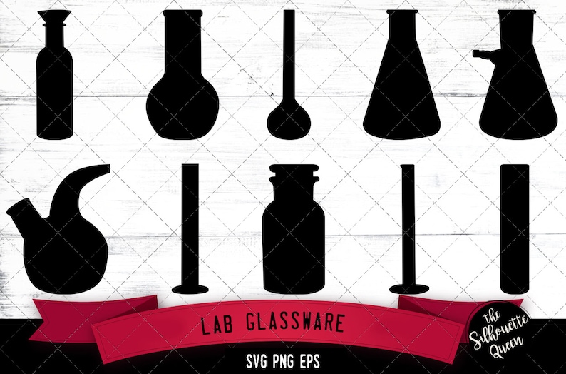 Lab Glassware Svg Chemistry Lab Svg Beakers Svg Research - Etsy
