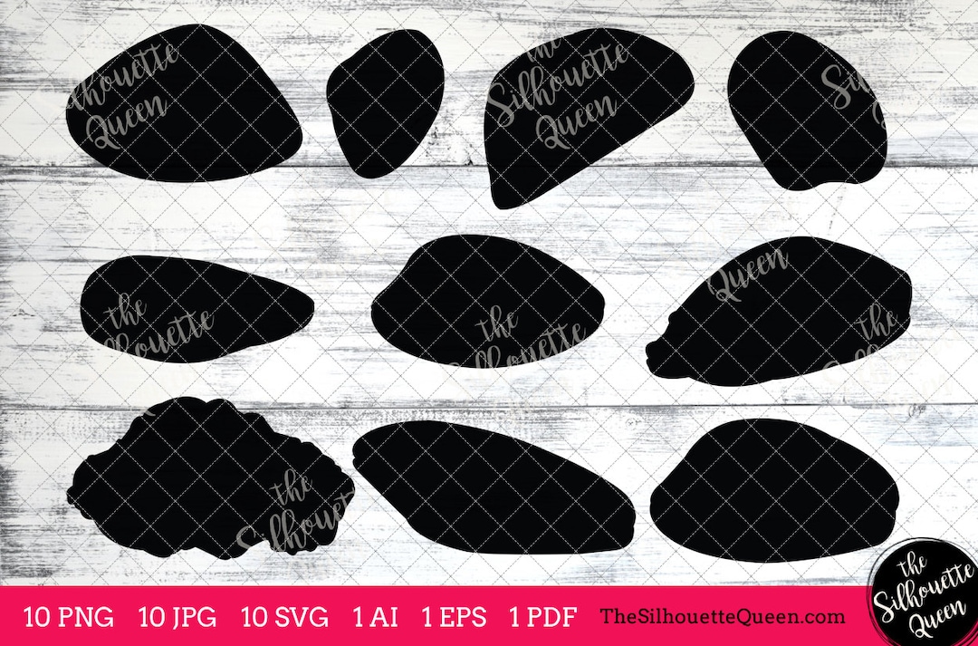 Clam Svg, Clam Monogram, Clam Svg File, Clam Cuttable, Clam Svg Bundle ...