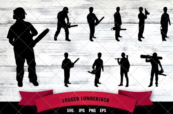 Logger Lumberjack woodcutter svg lumberman svg trimmer svg | Etsy