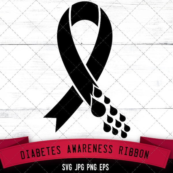 Diabetes Ribbon - Etsy