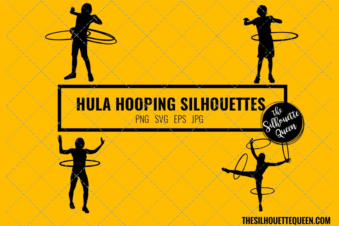 Hula Hooping SVG Bundle for Cutting Cut Files Silhouette - Etsy