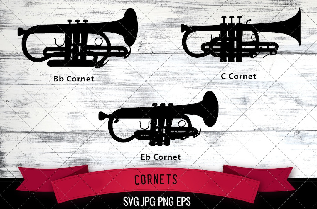 Cornet SVG, Musical Instrument SVG, Logo - Digital Download With ...