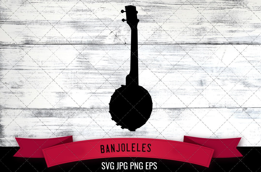 Banjoleles SVG, Musical Instrument SVG, Logo - Digital Download With ...