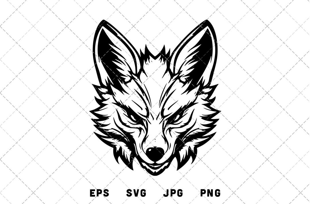 Jackal Mascot Graphics - JPG, SVG, PNG- Digital Download With ...