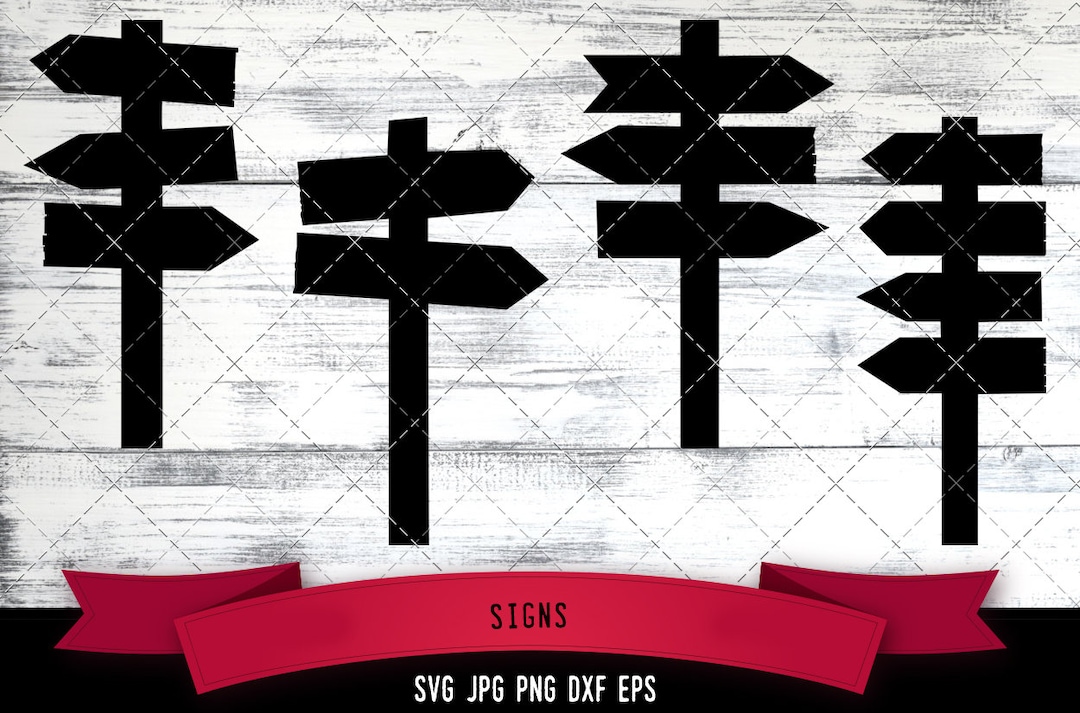 Signs Svg, Road Signs Svg, Side Posts Svg, Arrows Svg, Direction Svg ...