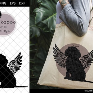 Cockapoo #10 With Wings SVG, Pet Memorial, RIP Angel, in Loving Memory ...