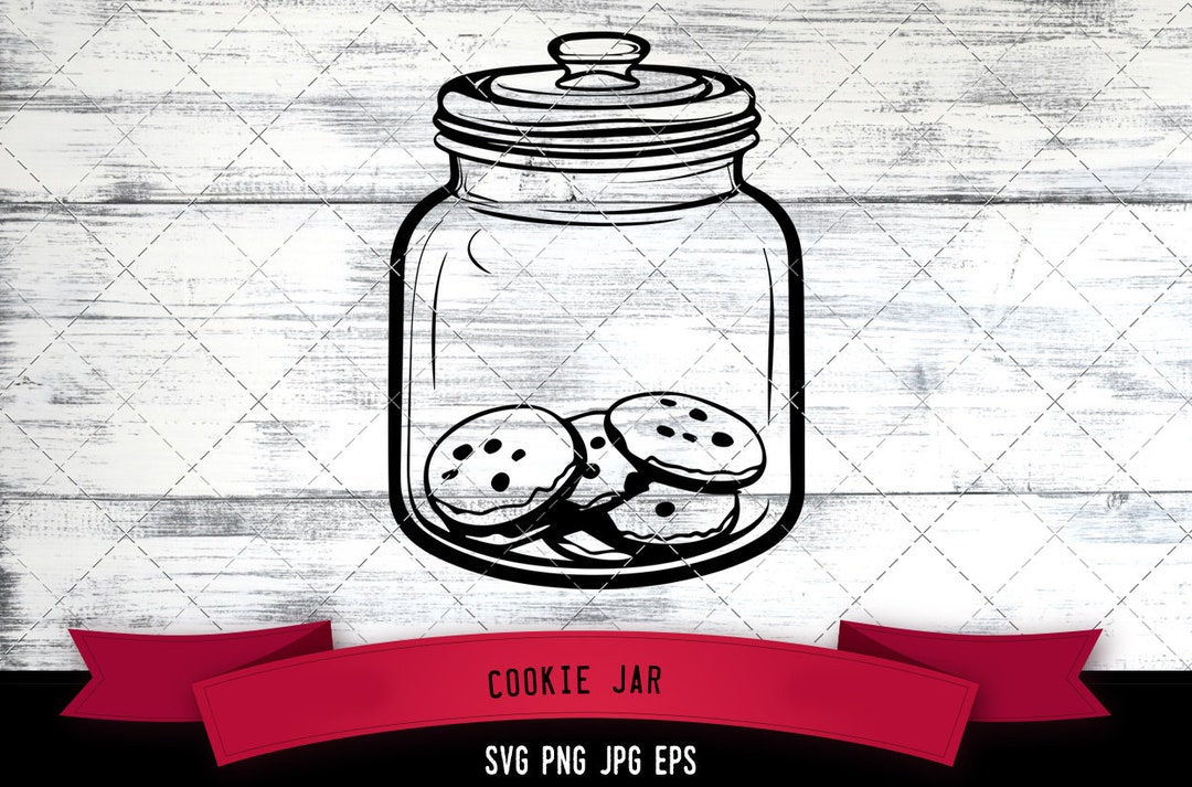 Cookie Jar Svg Cookies Svg Logo Digital Download With Commercial License For Cricut