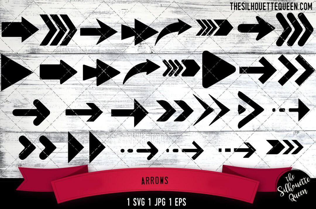 Arrows SVG File, SVG Bundle File-cut File-vector Clip Art for ...